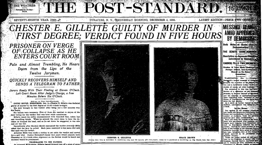 Love Triangles, Death, and Doubt: People v. Gillette and An American ...