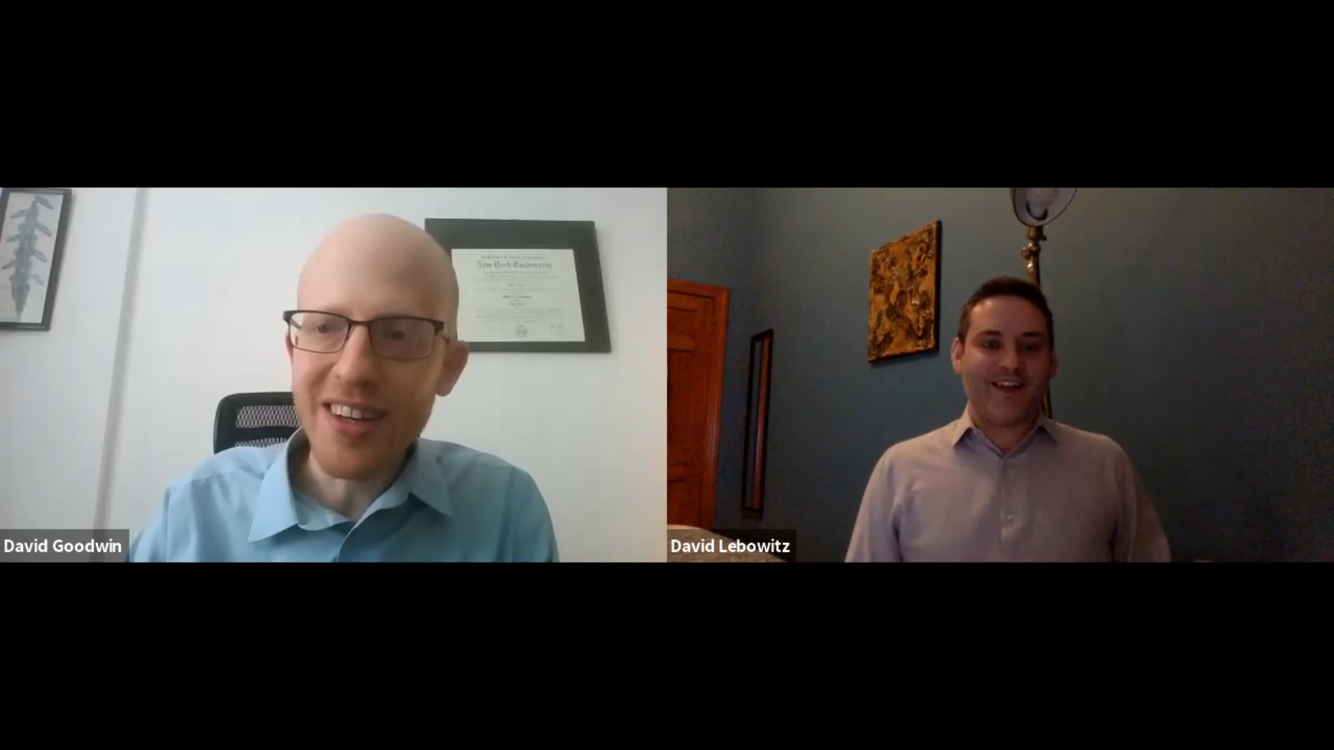 Interview with David Lebowitz and David L. Goodwin - Historical Society ...