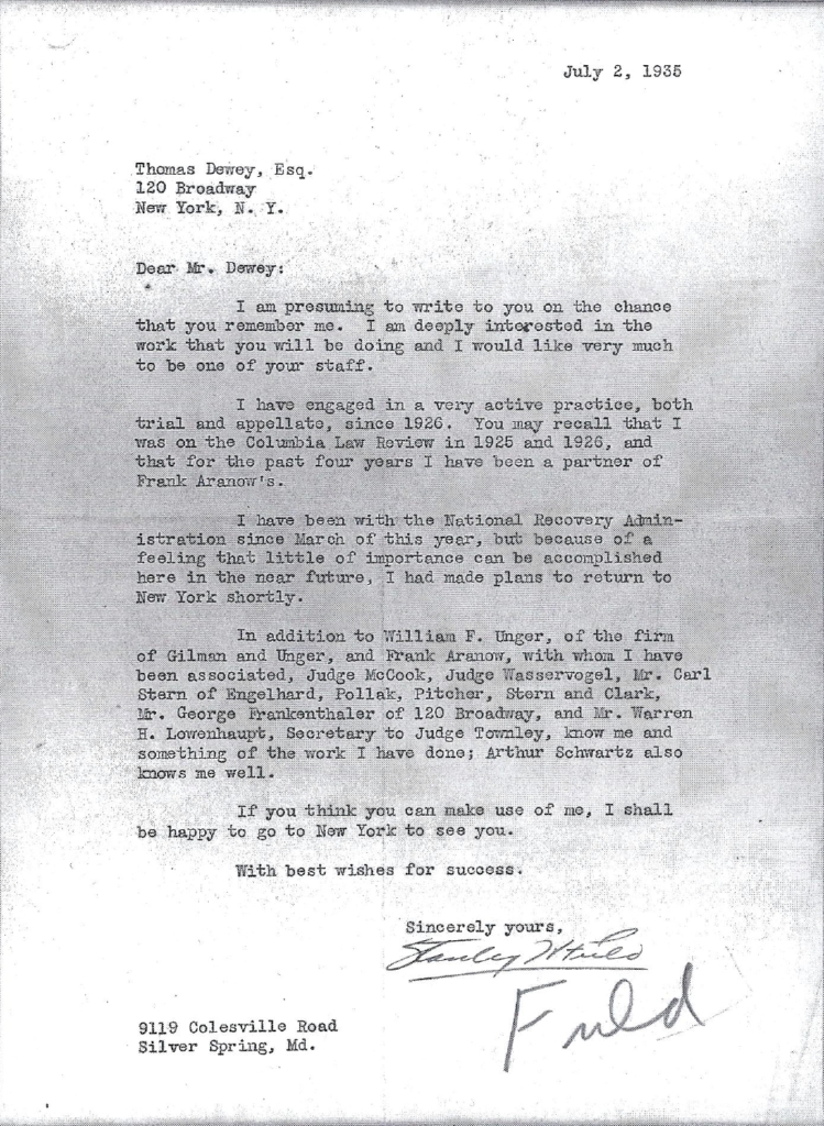 Chief Judges Stanley Fuld & Charles Breitel Start Their Careers ...